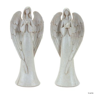 Melrose International Angel (Set Of 2) 11.75In