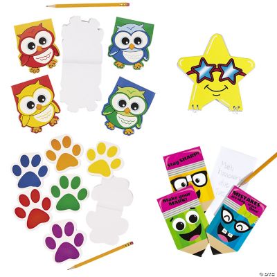 Bulk 96 Pc. Shaped Notepad Assortment