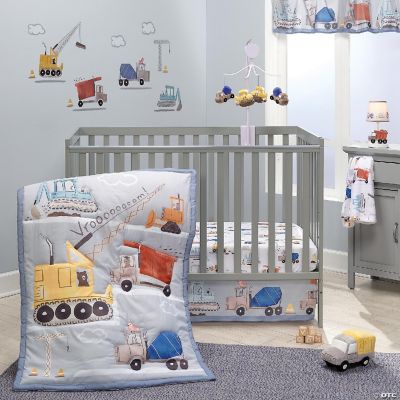 Bedtime Originals Construction Zone 3-Piece Trucks Crib Bedding Set ...
