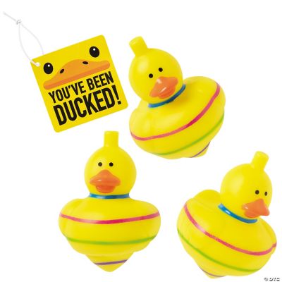 You’ve Been Ducked Spin Top Ducks Kit for 12 | Oriental Trading