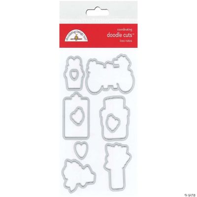 Doodlebug Love Notes Doodle Cuts Die Love Notes