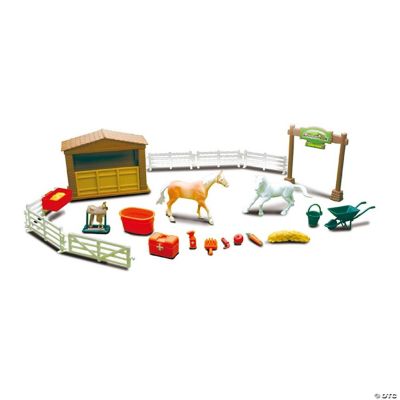 NewRay Toys Country Life Horse Farming Playset | Oriental Trading
