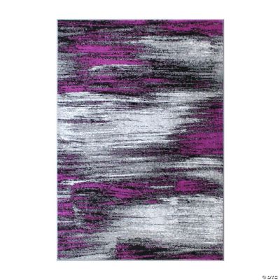 Emma + Oliver Oakland Plush Olefin Accent Rug - Shaded Gradient Pattern ...
