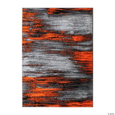 Emma + Oliver Oakland Plush Olefin Accent Rug - Shaded Gradient Pattern ...