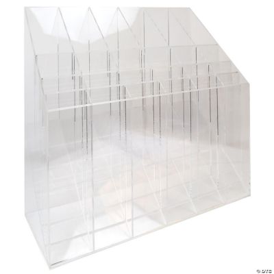 Pro Art Rack Tall Acrylic 24 Pocket | Oriental Trading