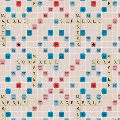 Camelot Cotton Fabrics Scrabble Precut 2yd Master
