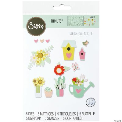 Sizzix Die Jessica Scott Thinlits Floral Garden | Oriental Trading