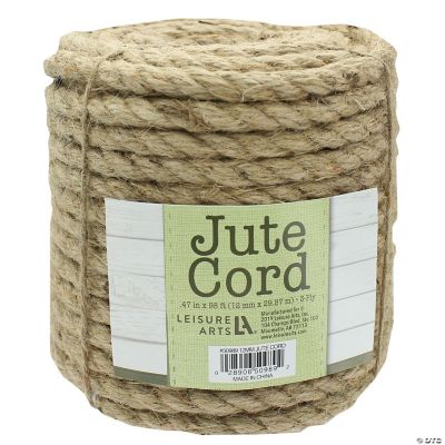 Leisure Arts Jute Cord .47" 98ft | Oriental Trading