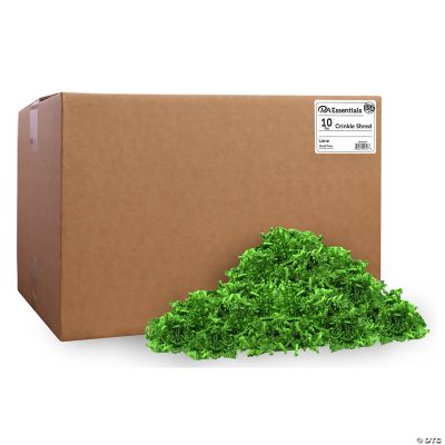 PA Essentials Crinkle Shred Box 10lb Lime