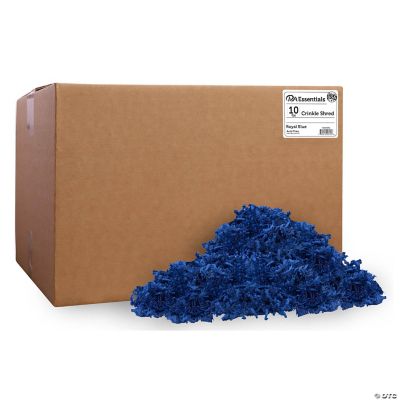 PA Essentials Crinkle Shred Box 10lb Royal Blue