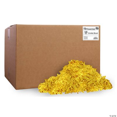 PA Essentials Crinkle Shred Box 10lb Yellow