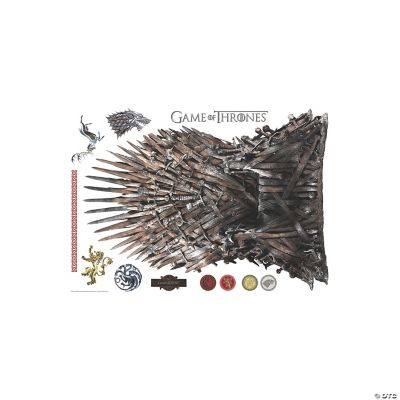 RoomMates Game Of Thrones The Iron Throne Xl Giant Peel & Stick Wall ...