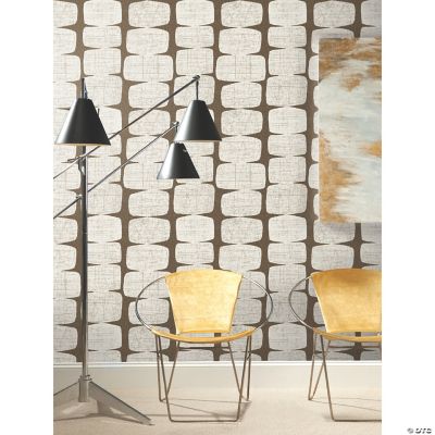 RoomMates Persian Ikat Peel & Stick Wallpaper, Grey | Oriental Trading