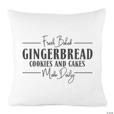 RTVPrints Fresh Baked Gingerbread Cookies and Cakes Pillow Cover