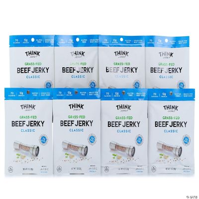 Think Jerky Grass-Fed Beef Jerky 8 x 1 oz