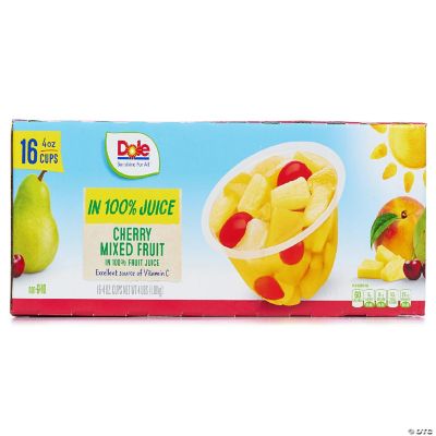 Dole Cherry Mixed Fruit 16 x 4 oz