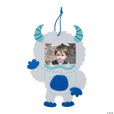 Yeti Photo Christmas Ornament Craft Kit - Makes 12 - Less Than Perfect