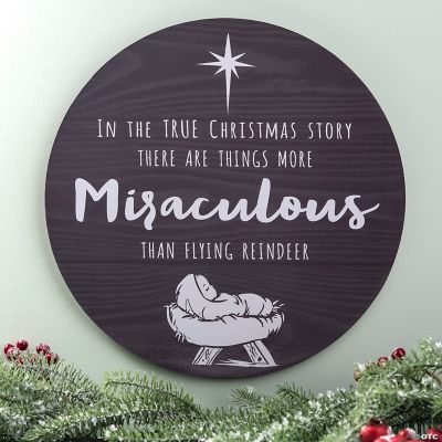 True Miracle Christmas Sign - Discontinued