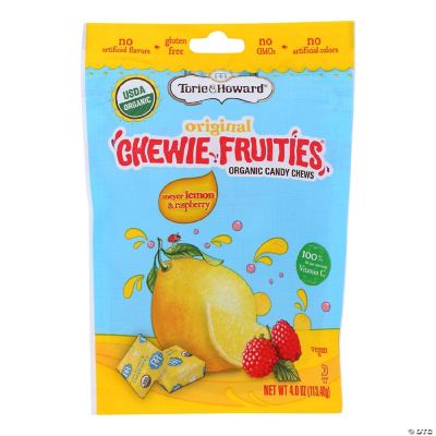 Torie and Howard Chewie Fruities, Lemon and Raspberry 4 oz, Pack of 6 ...