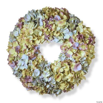 National Tree Company 18" Mixed Hydrangea Wreath