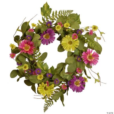 National Tree Company 22" Spring Flowers Wreath