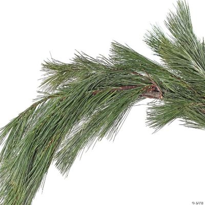 Garden Elements Fresh Holiday White Pine Rope Christmas Garland ...