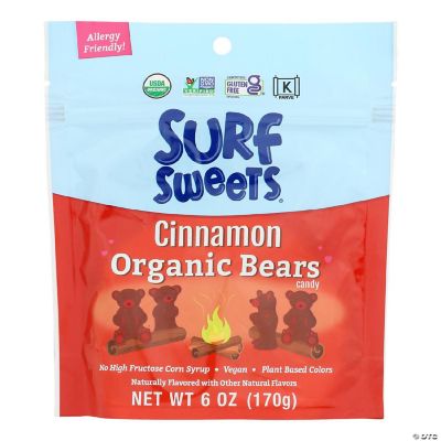 Surf Sweets Candy Cinnamon Bears 6 oz Pack of 8