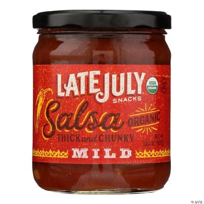 Late July Snacks Salsa Mild 15.5 oz Pack of 12