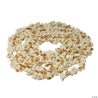 Ornativity Realistic Popcorn Beaded Garland - 9 ft