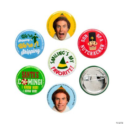 Bulk 48 Pc. Elf Mini Buttons | Oriental Trading