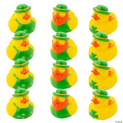 Bulk 120 Pc. St. Patrick’s Day Rubber Ducks | Oriental Trading
