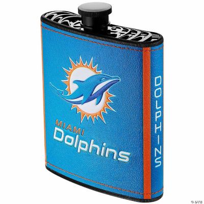 NFL 2pc Flask 7oz. with Funnel - Miami Dolphins
