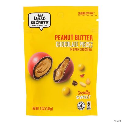 Little Secrets Dark Chocolate Candies Peanut Butter 5 oz Pack of 8 ...