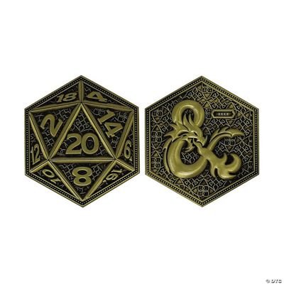 Dungeons & Dragons 20-Sided Die Limited Edition Collector Coin