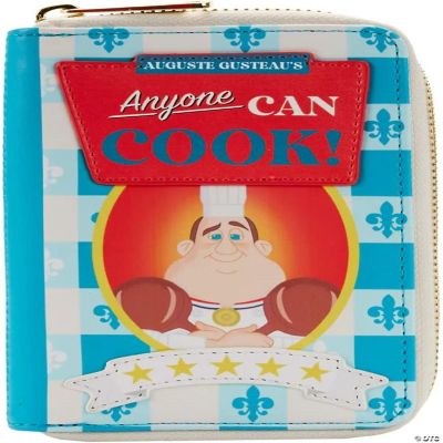 Disney Ratatouille 15th Anniversary Gusteau Cookbook Zip Around Wallet ...