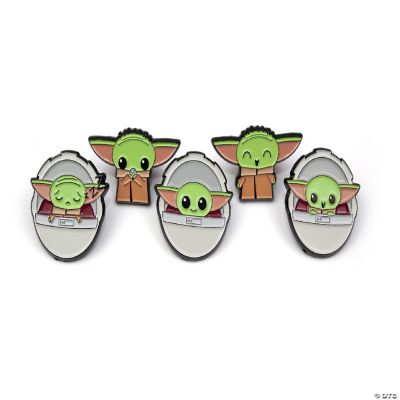Star Wars: The Mandalorian, The Child 5-Piece Enamel Pin Set Baby Yoda ...