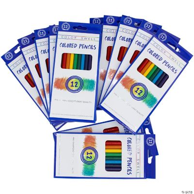 Color Swell Colored Pencils Bulk 12 pack | Oriental Trading