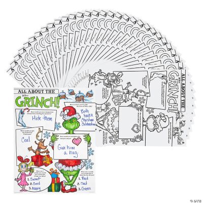 Color Your Own Dr. Seuss™ “All About the Grinch” Posters - 30 Pc.