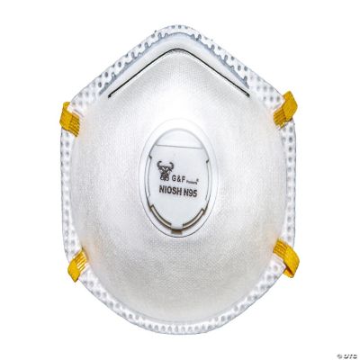 N95 Particulate Respirator Dust Mask with Valve, Box of 10 Pieces ...