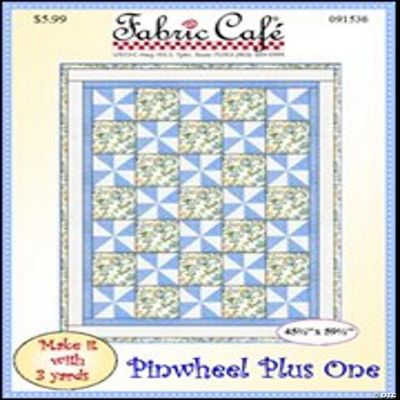 Pinwheel Plus One Pattern 451/2" x59 1/2" by Donna Robertson for Fabric ...