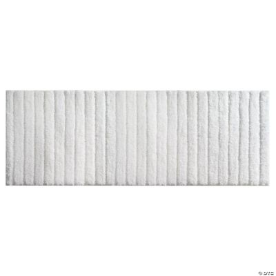 mDesign Soft Microfiber Polyester Non-Slip Spa Mat/Runner, 60" x 21 ...