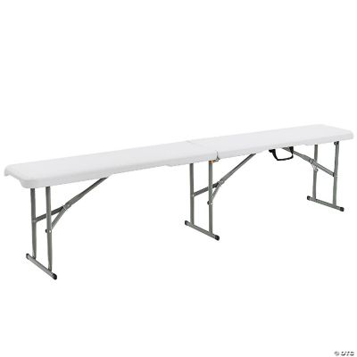 Costway 6 FT Portable Folding Bench Outdoor Picnic Bench 550 lbs ...
