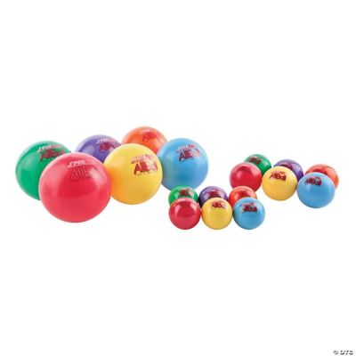 Sportime Inflatable All-Balls, Multi-Purpose, 3 Inches, Assorted Colors ...