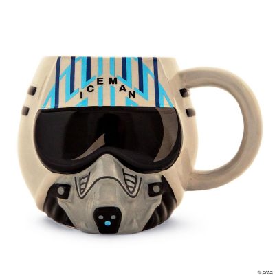 Top Gun: Maverick Iceman Helmet Sculpted Ceramic Mug Holds 20 Ounces ...