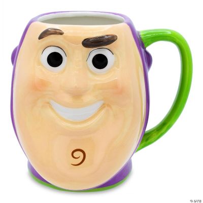 Disney Pixar Toy Story Buzz Lightyear Sculpted Ceramic Mug Holds 20 ...