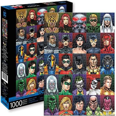 DC Comics Faces 1000 Piece Jigsaw Puzzle | Oriental Trading