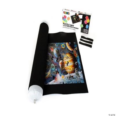Jigsaw Puzzle Roll Up Felt Mat Storage Saver Large 46"x26" Fits 1500 ...