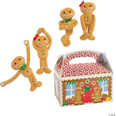 Stuffed Long Arm Gingerbread Gift Kit for 12