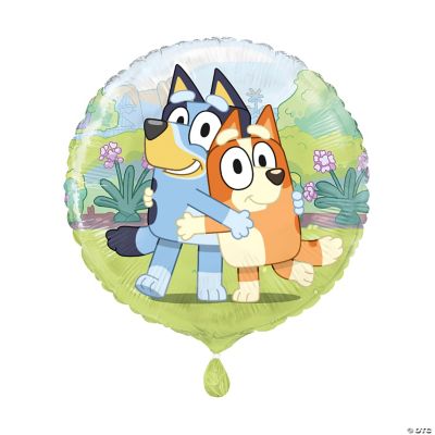 Bluey & Bingo Round 18" Mylar Balloon | Oriental Trading