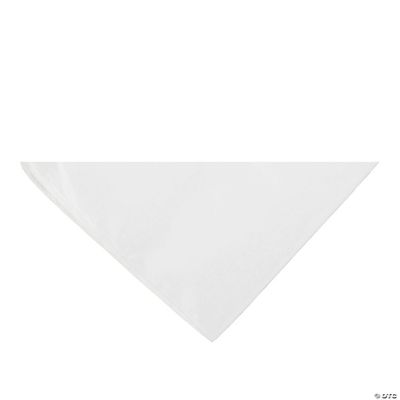 Pack of 9 Triangle Cotton Bandanas - Solid Colors and cotton - 30 in x ...